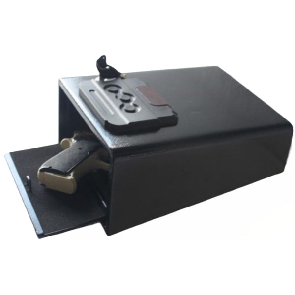 Hollon PB10 Pistol Safe | Electronic Lock With Override Key | 10 LBS ...