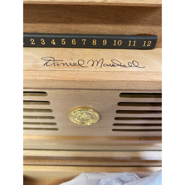 Daniel Marshall Autograph 125 Cigar Burl Humidor Signature Series ...
