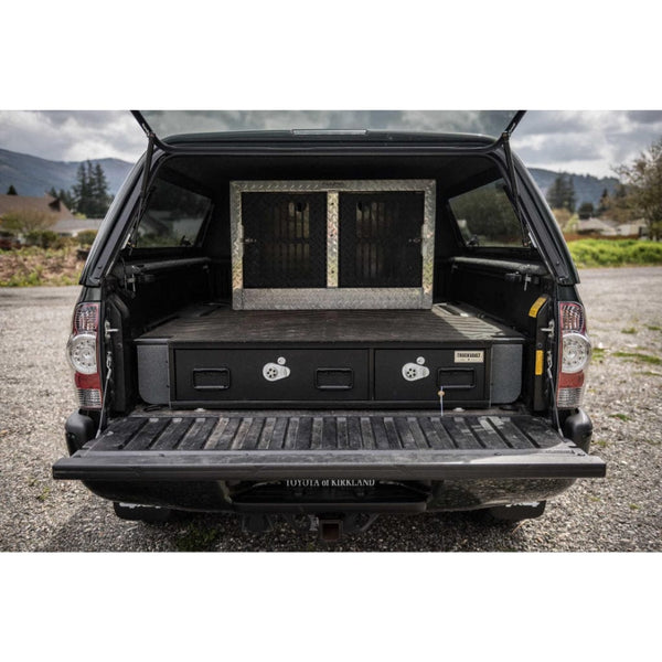 TruckVault 2 Drawer Offset Covered Bed Line for Ford F-150 - SAFESandMORE