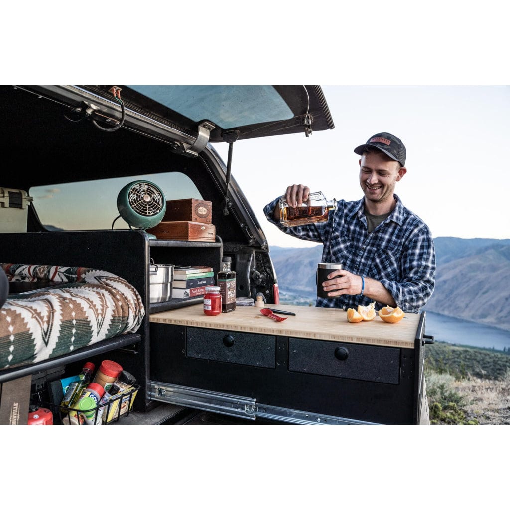 TruckVault Base Camp 5 Pick Up Series | Camp Kitchen Pullout - SAFESandMORE